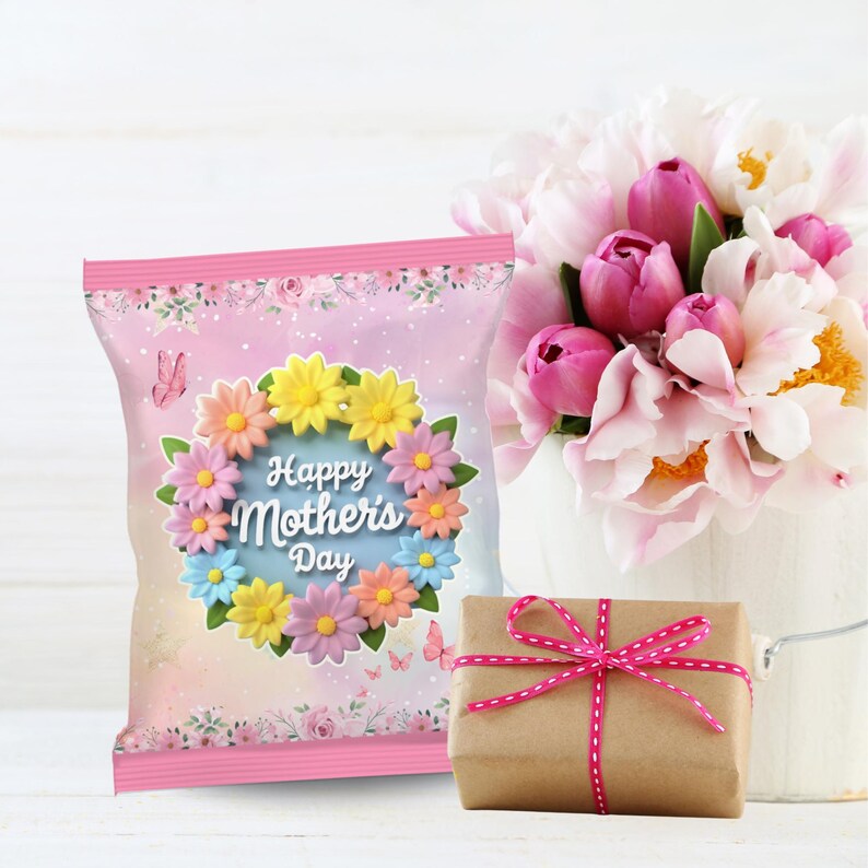 Mothers Day Chip Bags,editable Mothers Day Treat Bag,printable Mothers ...
