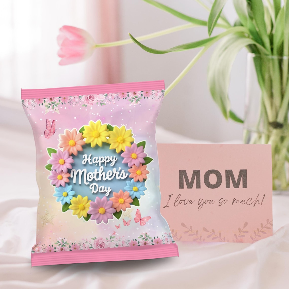 Mothers Day Chip Bags,editable Mothers Day Treat Bag,printable Mothers ...