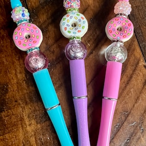 Donut Kill My Vibe Pen | Customizable | Donut Lover Pens | Focal Beads ...