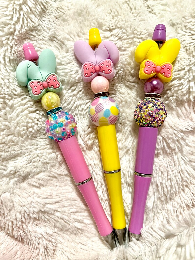 Hippity Hoppity Easter Pen Customizable Focal Beads Acrylic Beaded ...