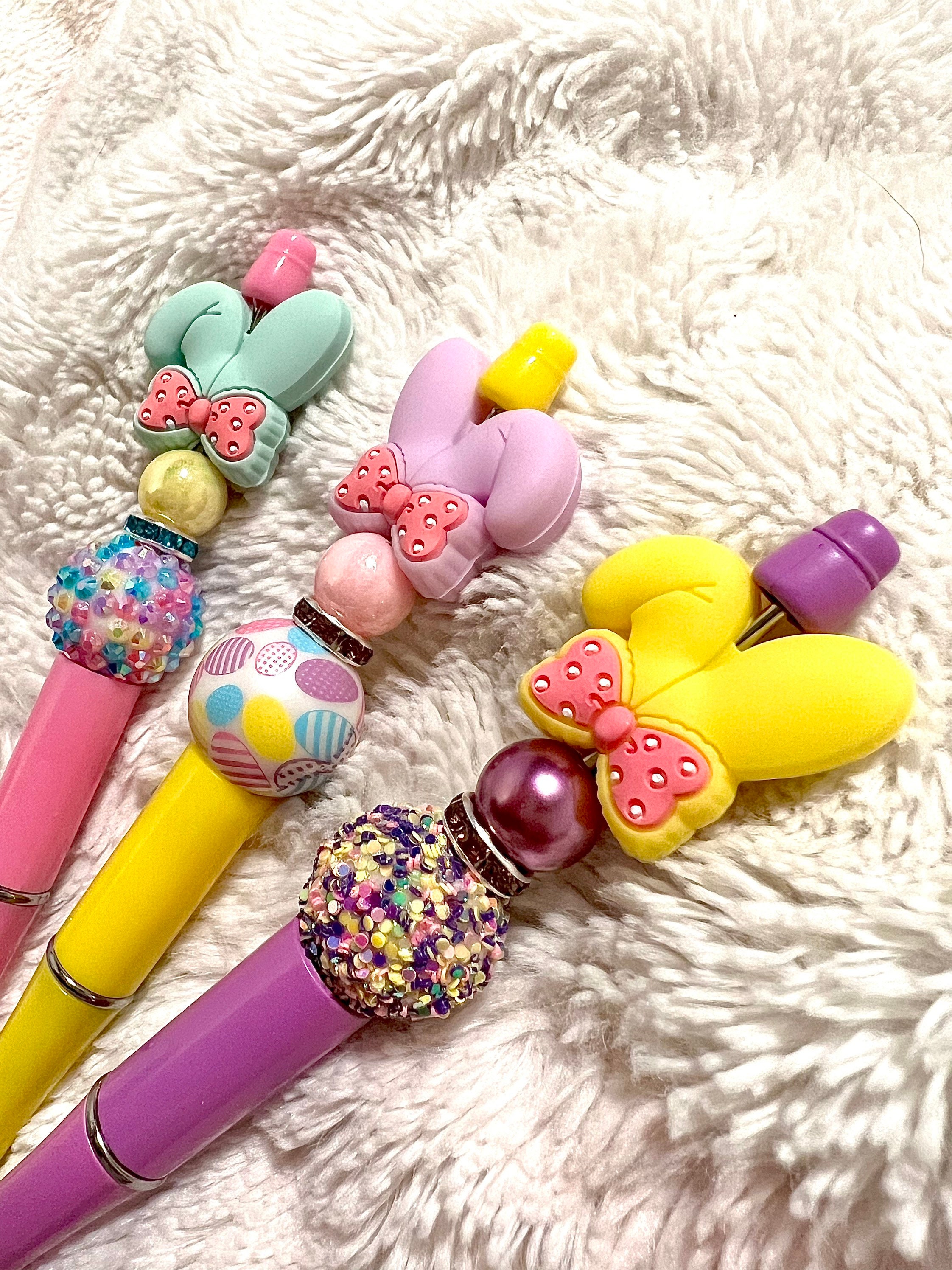 Hippity Hoppity Easter Pen Customizable Focal Beads Acrylic Beaded ...