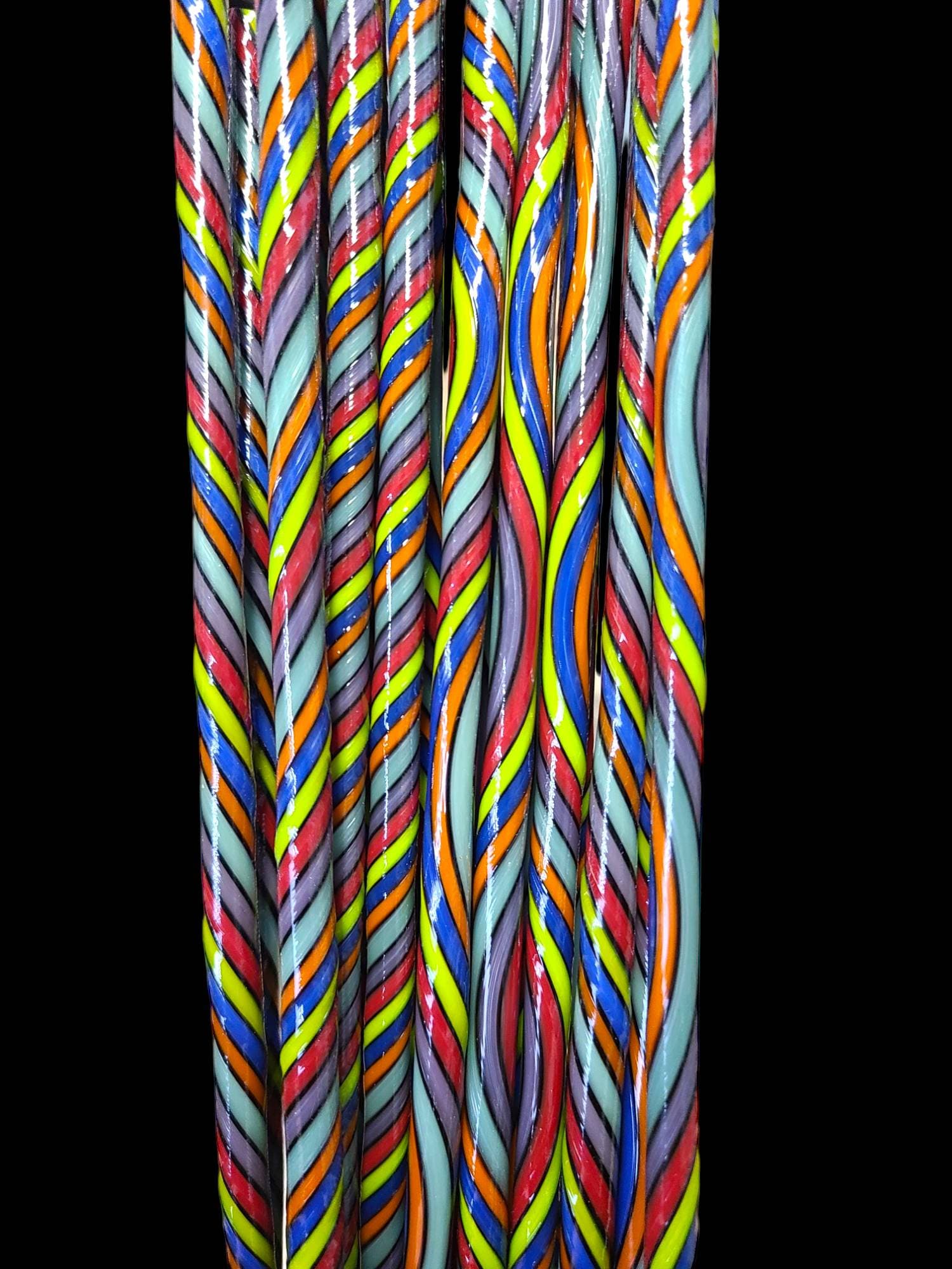 NEW stained Glass Twisted Cane 96coe - Etsy