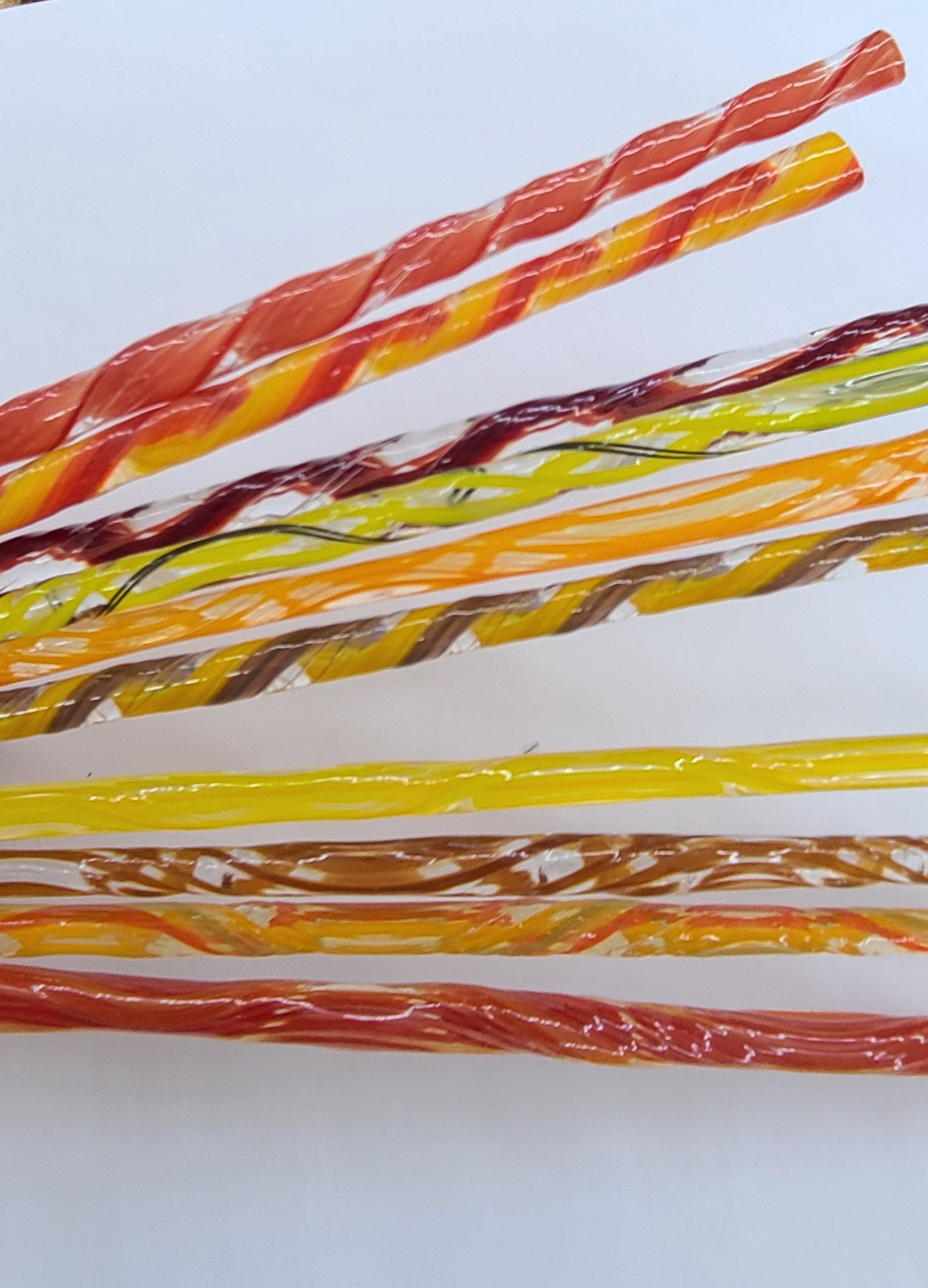 96 COE Twisty Cane Fall Bundle - Etsy