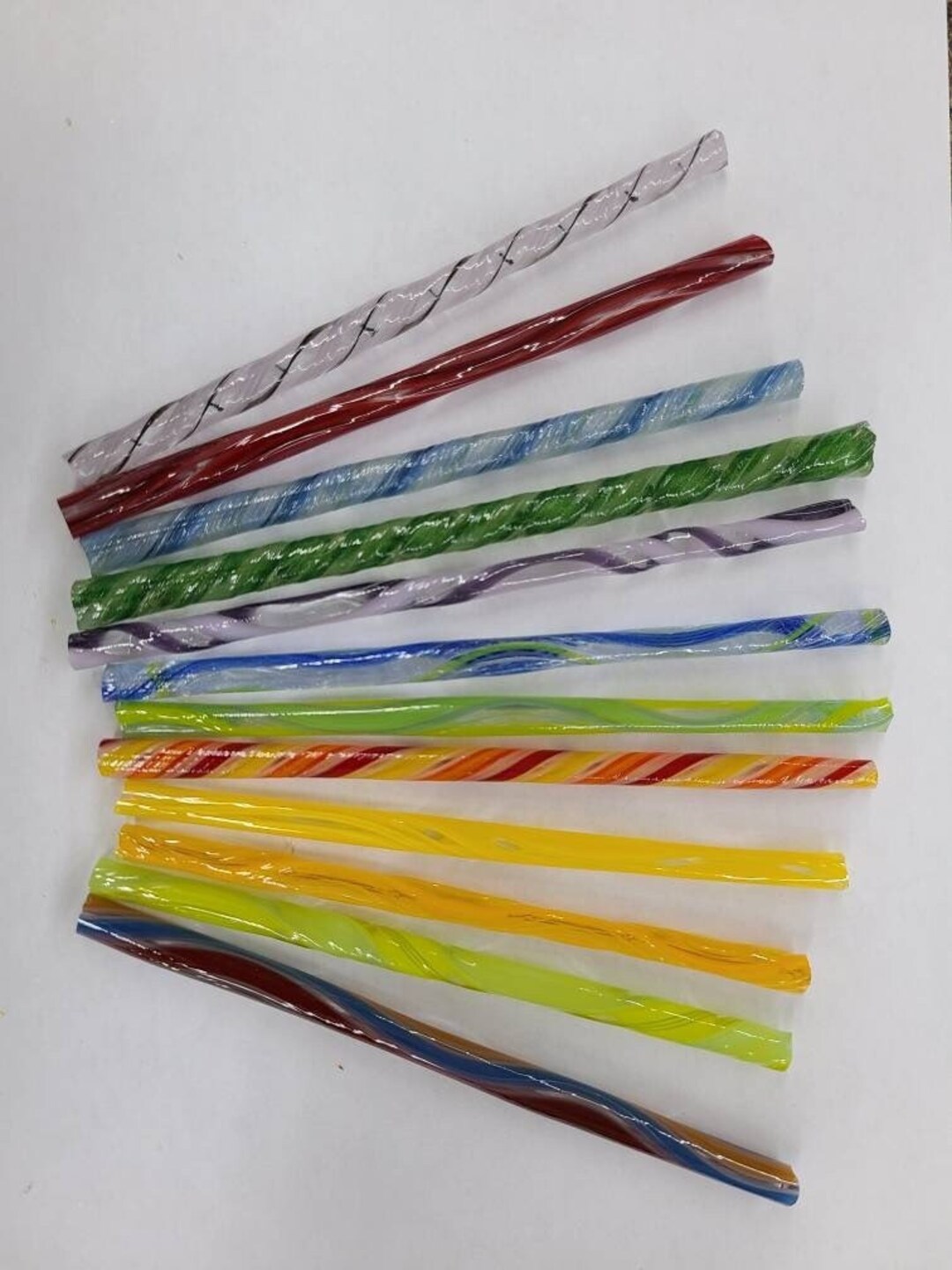 Mini Bundle of Assorted Twisty Cane 96 Coe - Etsy