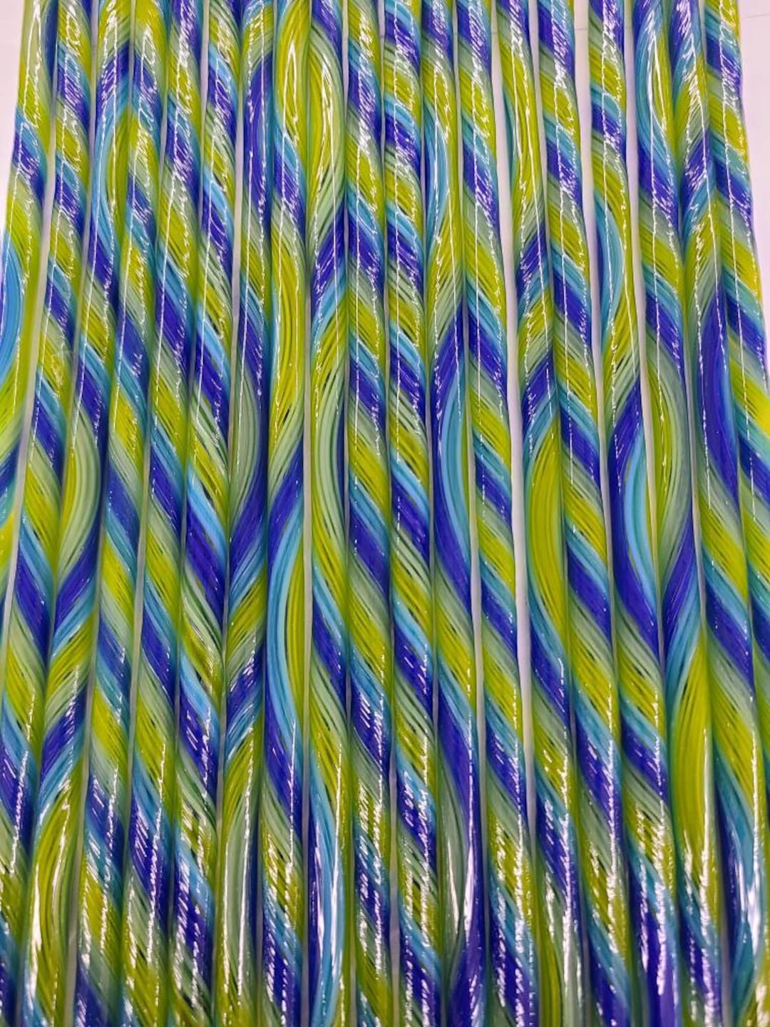 Caribbean Sea Twisty Cane 96 COE - Etsy