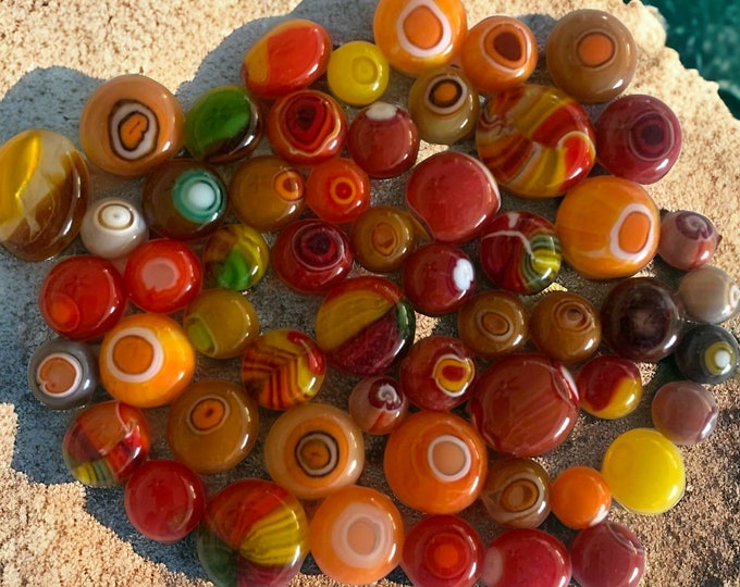 Murrini Dots in hot Mix 96 Coe - Etsy