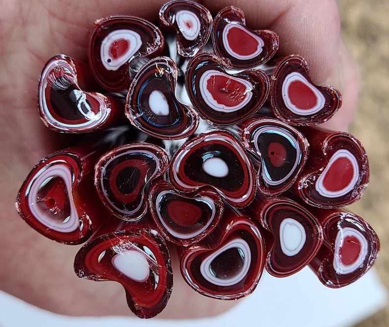 NEW!! Ruby Hearts! 96 Coe Murrini - Etsy