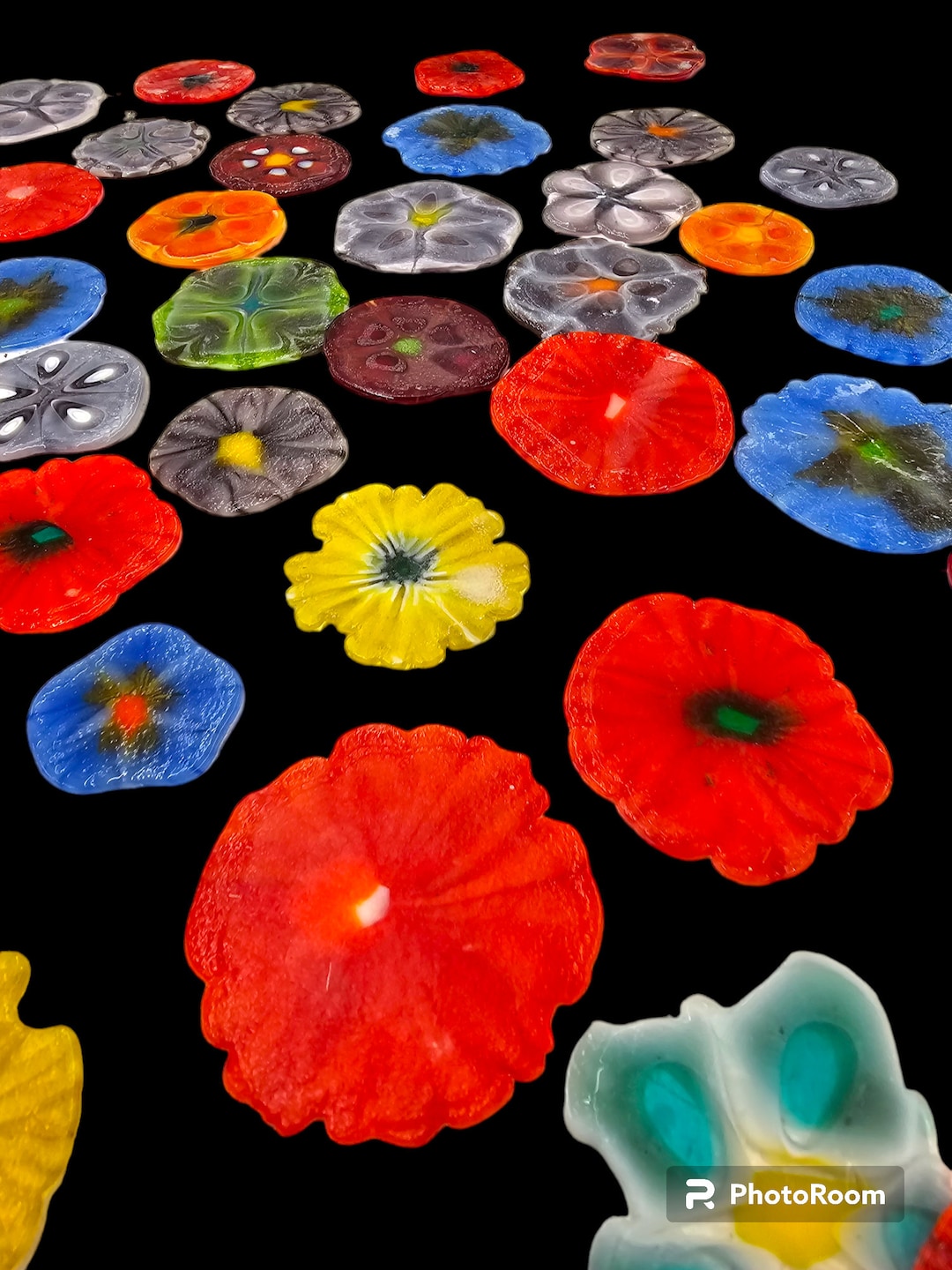 XL Assorted Flower Flats 96 Coe - Etsy