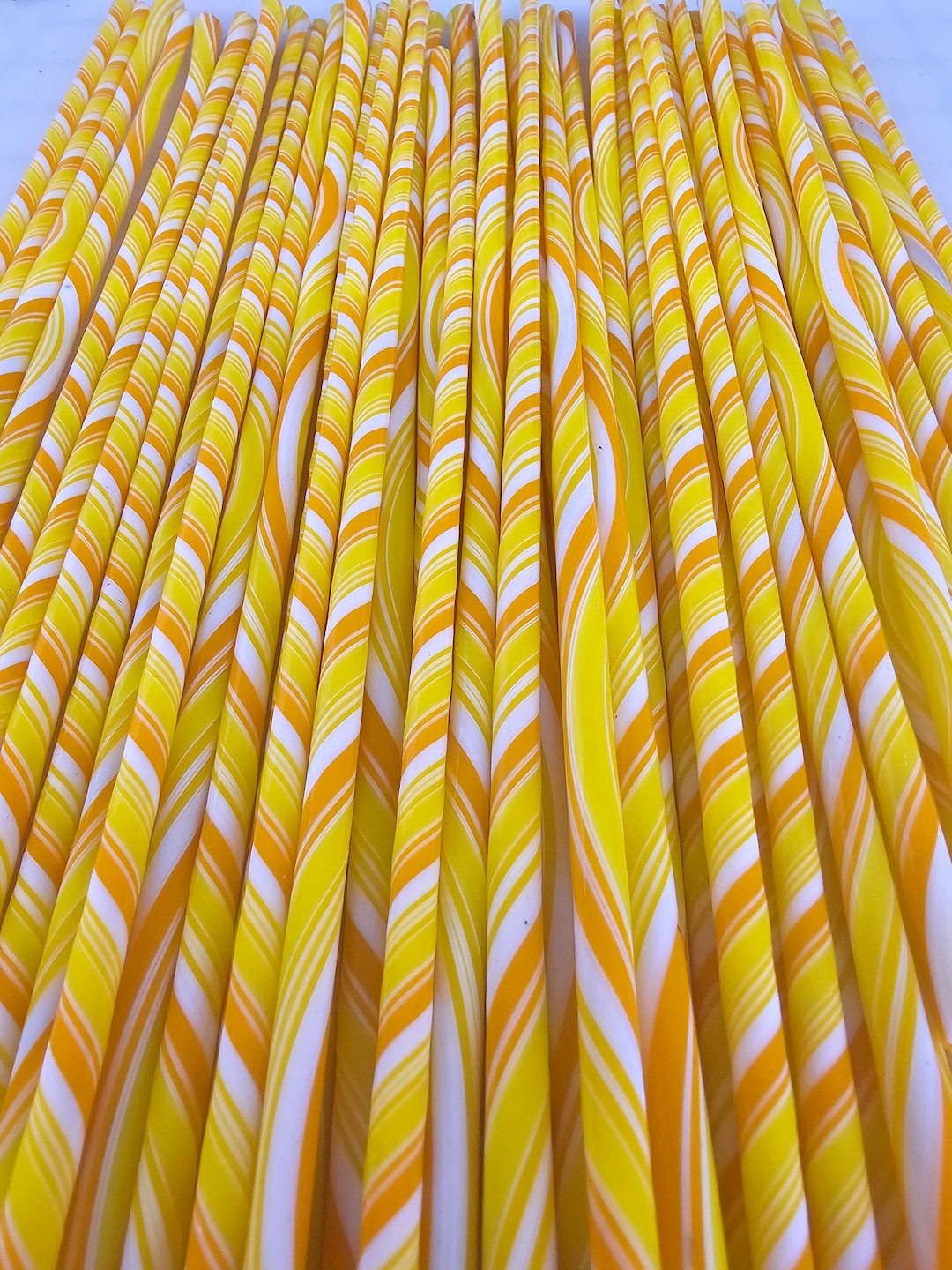 96 COE "candy Corn " Twisty Cane - Etsy