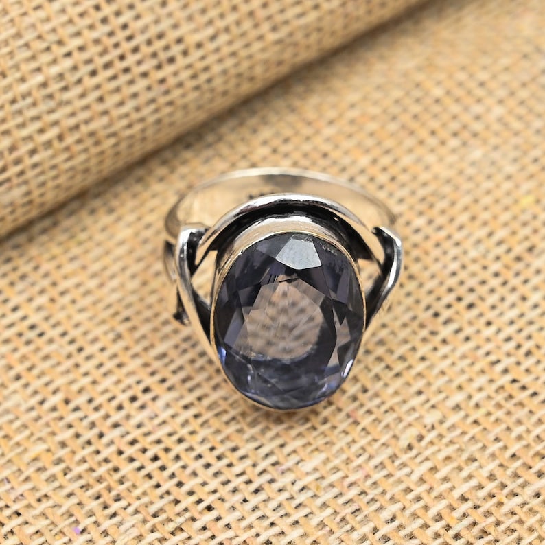 Amazing Iolite Gemstone Jewelry Handmade Jewelry 925 Sterling Silver ...