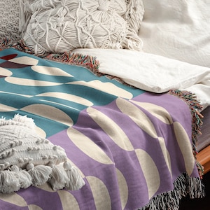 Midcentury Modern Color Block Geometric Abstract Maximalist ...