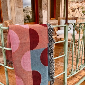 Midcentury Modern Color Block Geometric Abstract Maximalist ...