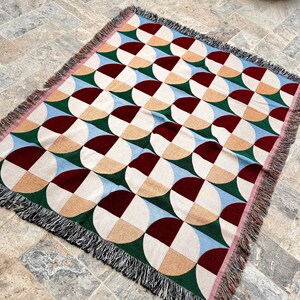 Midcentury Modern Color Block Geometric Abstract Maximalist ...