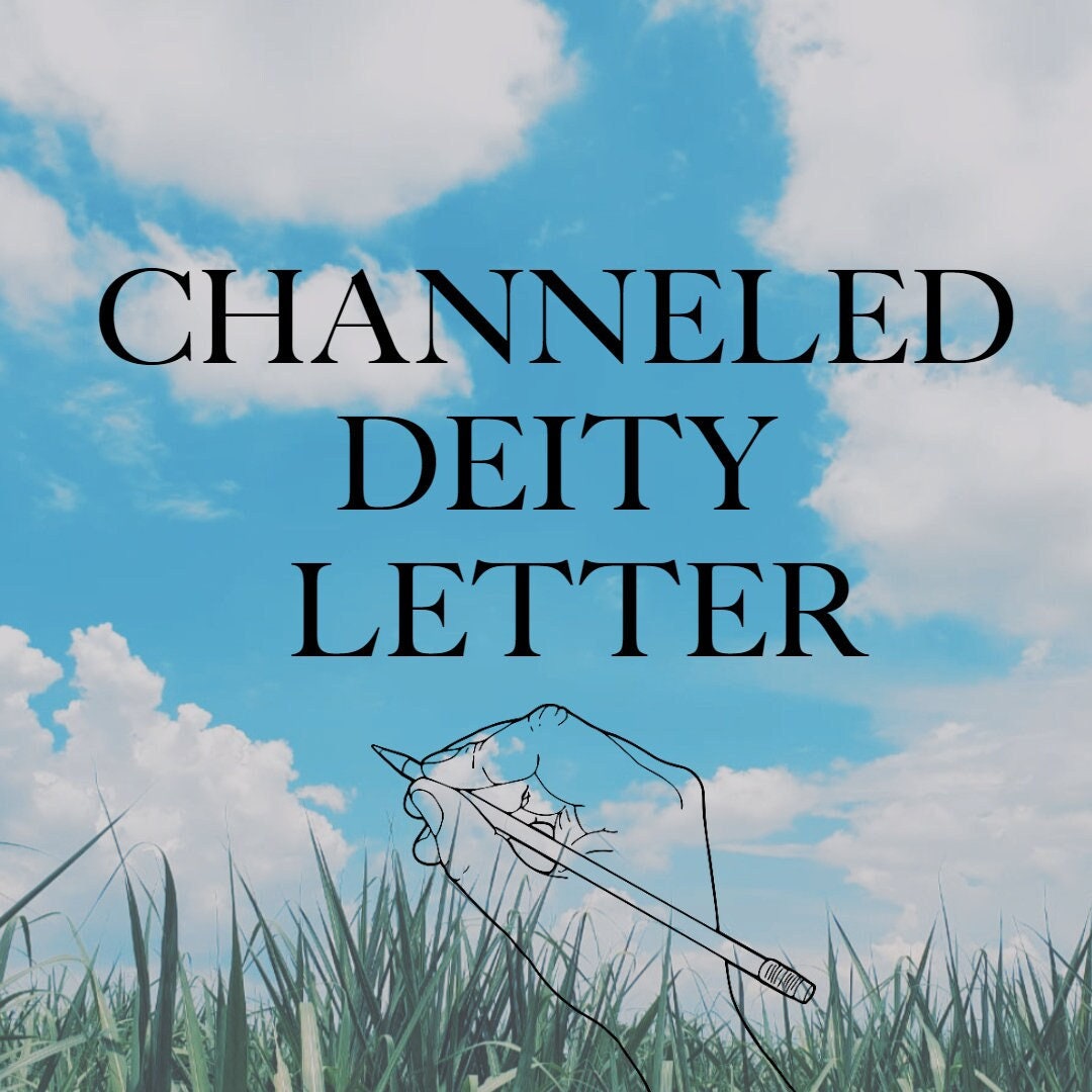 Channeled Deity Letter One Deity - Etsy
