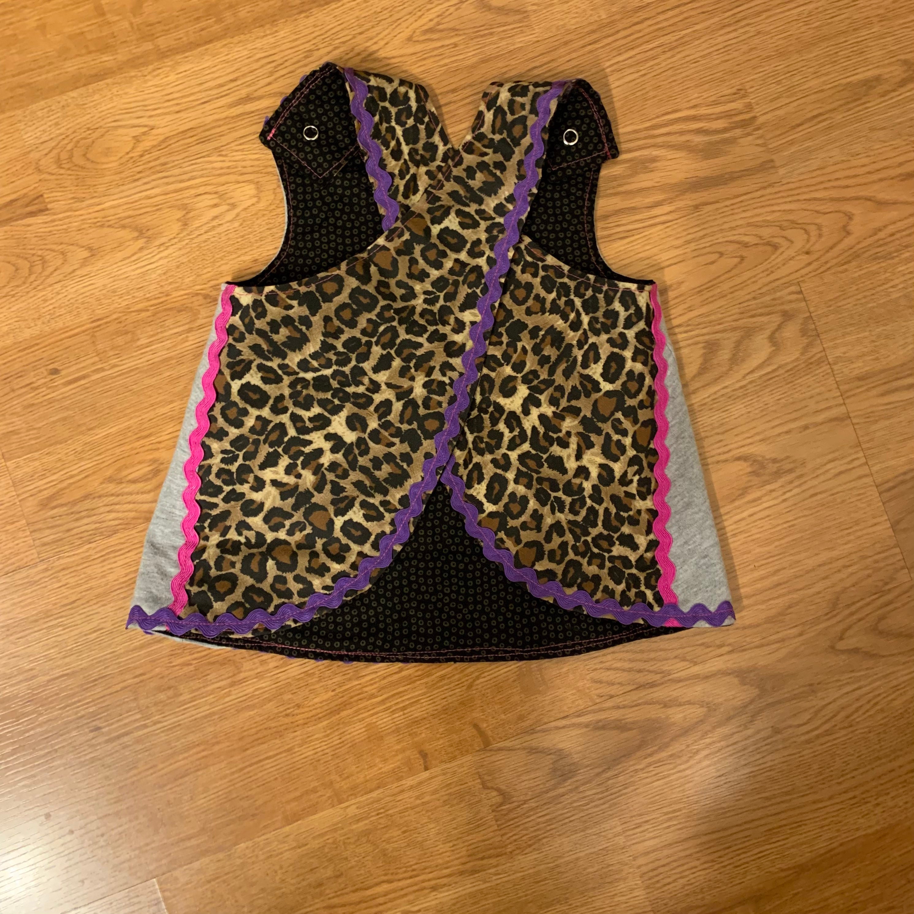 Monster High Cross Back Dress Top Apron | MEDIUM 9-12 Months - Etsy