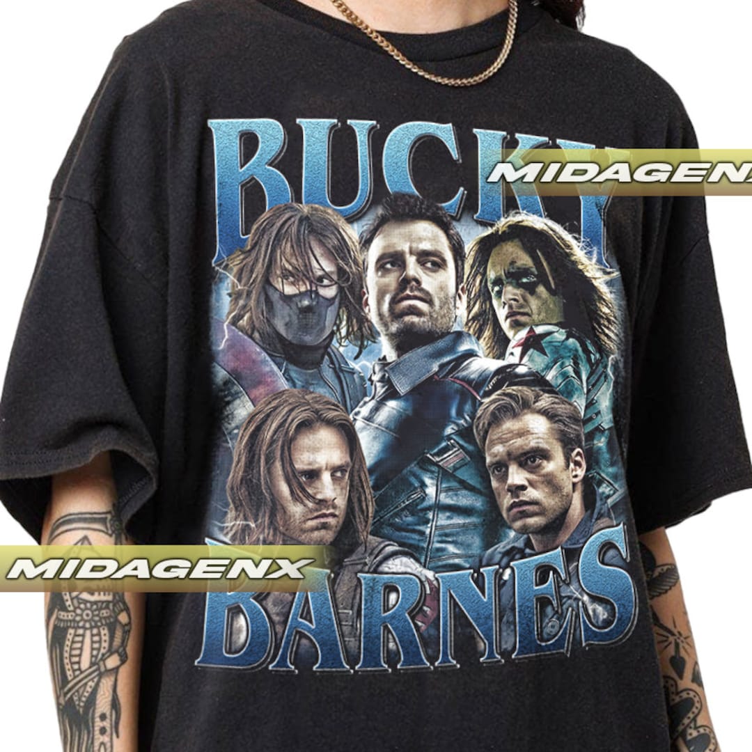 Limited Bucky Barnes Sebastian Stan Vintage T-shirt, Gift for Women and ...