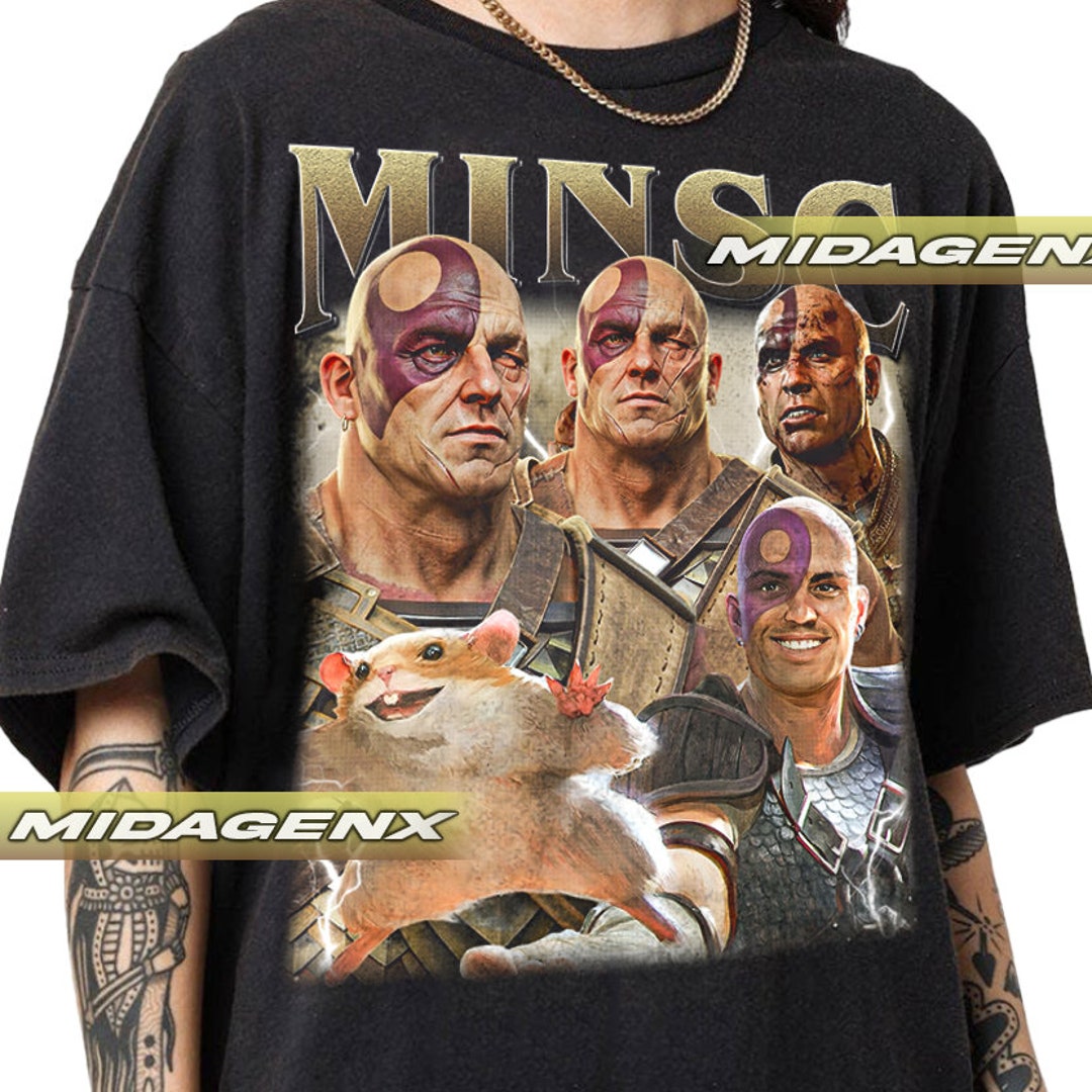 Limited Minsc Baldurs Gate 3 Vintage T-shirt, Gift for Women and Man ...