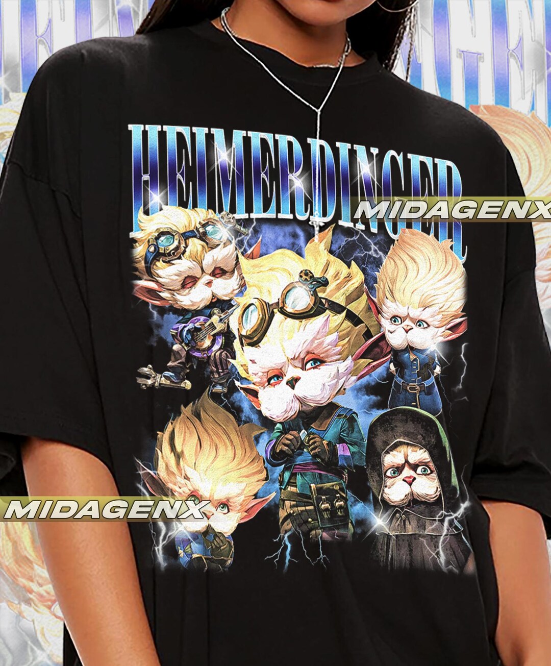 Limited Heimerdinger Arcane Vintage T-shirt, Gift for Women and Man ...