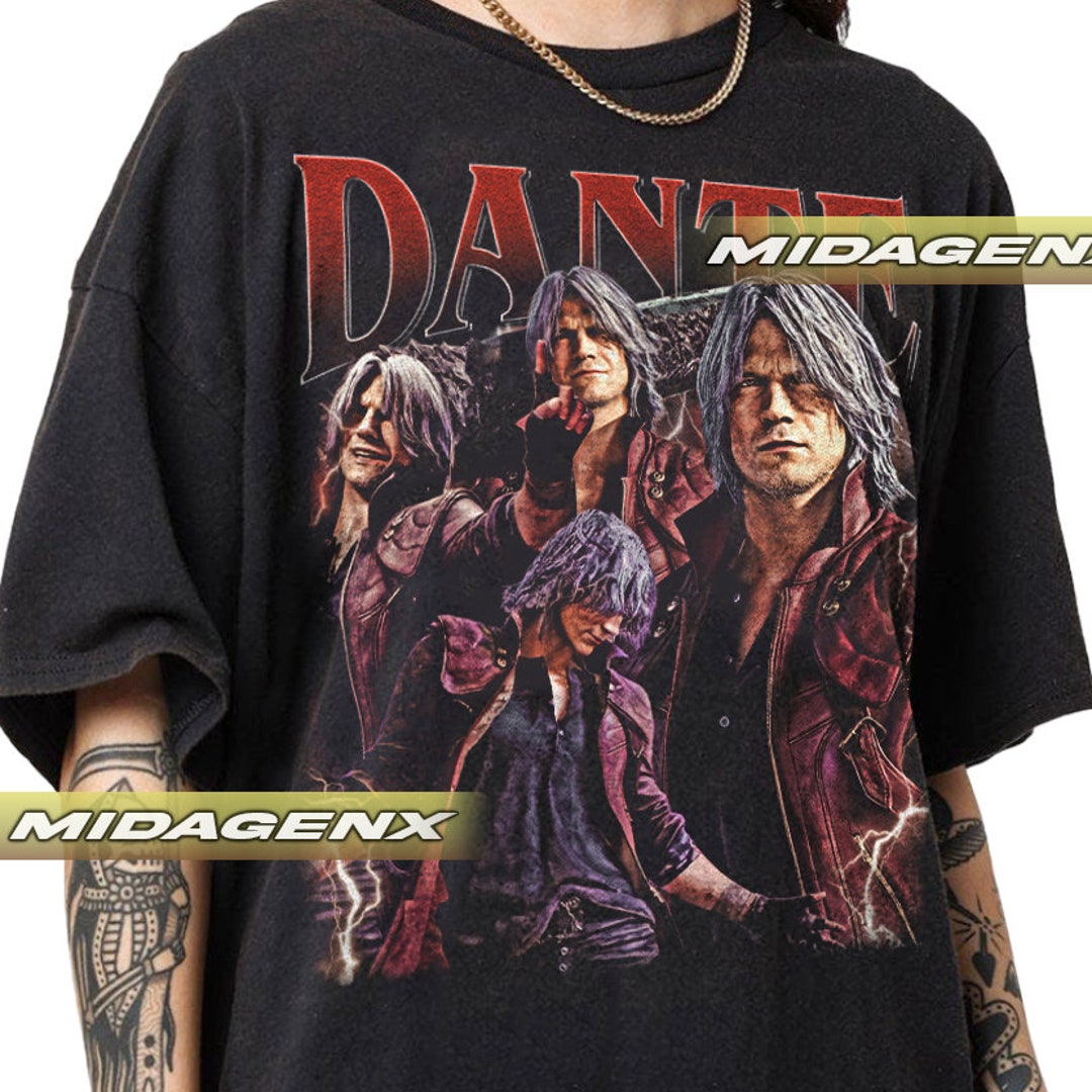 Limited Dante Devil May Cry Vintage T-shirt, Gift for Women and Man ...