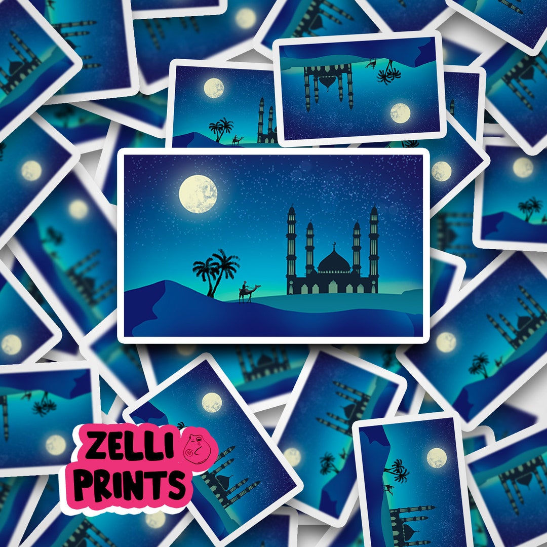 Arabian Night's Inspired Premium Vinyl Sticker | Laptop Sticker | Vinyl ...