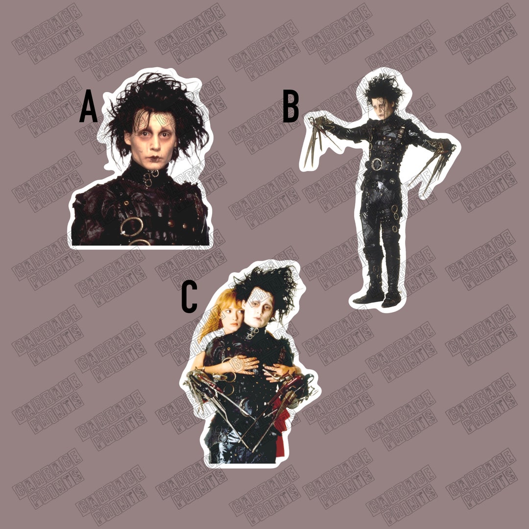 Edward Scissorhands Stickers - Etsy
