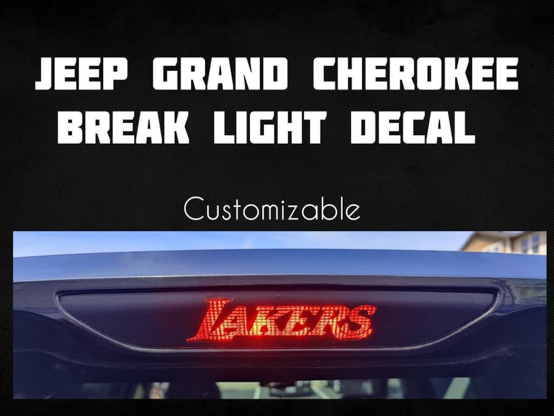 Grand Cherokee Brake Light Decal, WK2 - Etsy