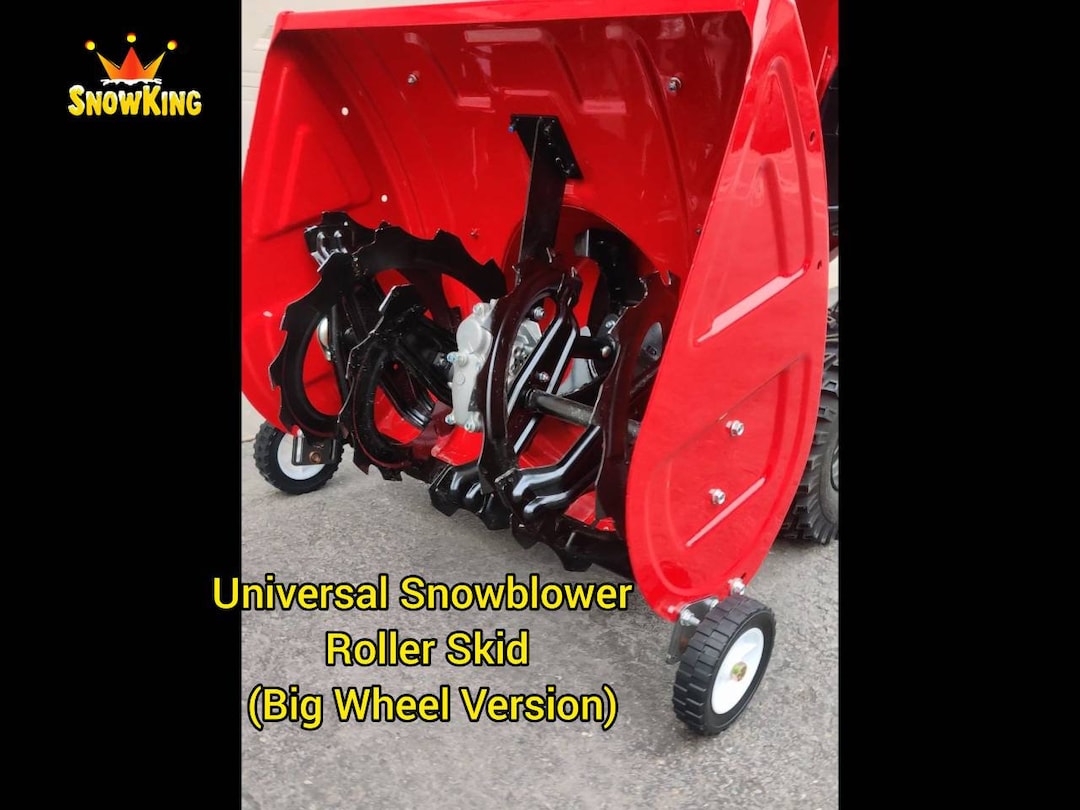 Snowking - Universal Roller Skid Snowblower Skid Shoes (big Wheel ...