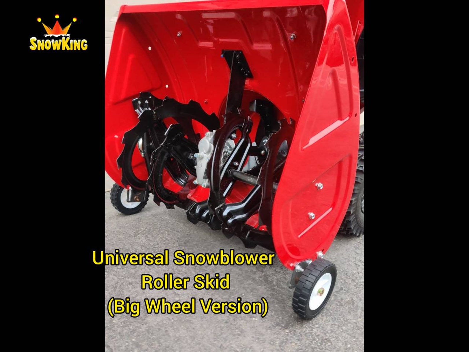 Snowking - Universal Roller Skid Snowblower Skid Shoes (big Wheel ...