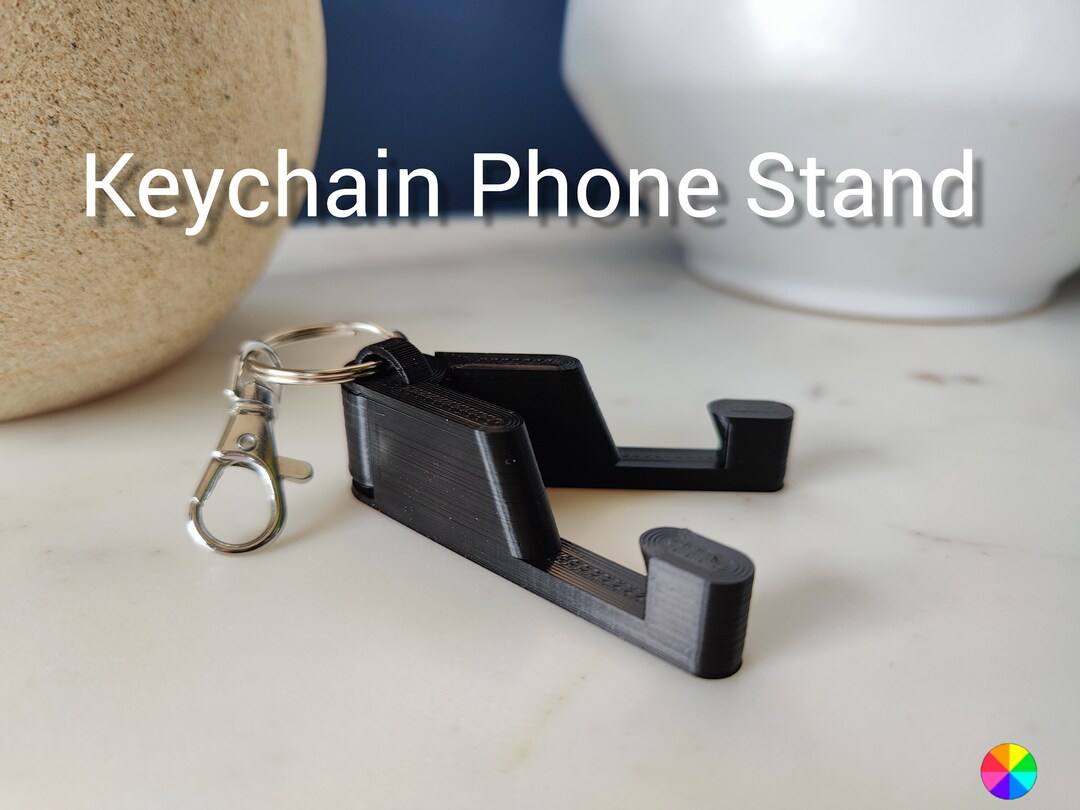 Keyring Phone Holder, Smallest 3D Printed Phone Holder, Phone Holder ...