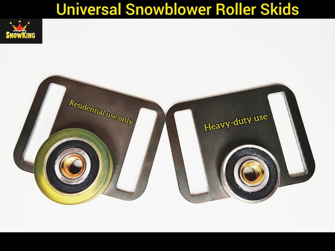 Universal Rolling Snowblower Skid Shoes, Snowblower Accessories, Snow ...