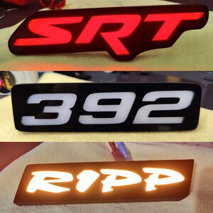 Custom LED Grille Badge, Any Vehicle Custom Led Grill Badge, Option of ...