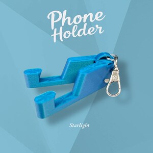 3d-printed Keyring Phone Stand – Portable & Universal Holder for Hands-free Viewing Mount ...