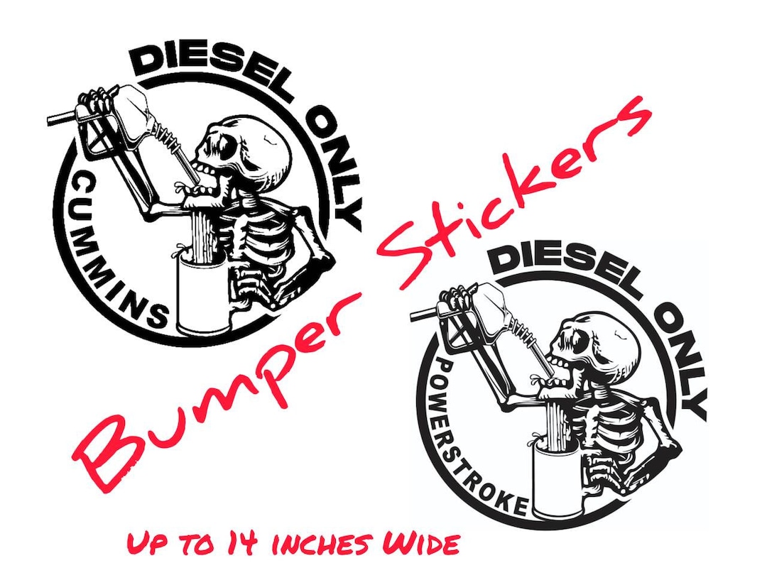 Diesel Only Cummins Powerstroke Decals-stickers - Etsy