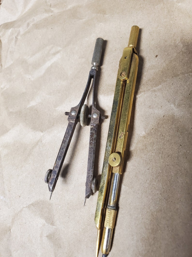 Vintage Bundle of 3 Assorted Drawing/writing Tools - Etsy