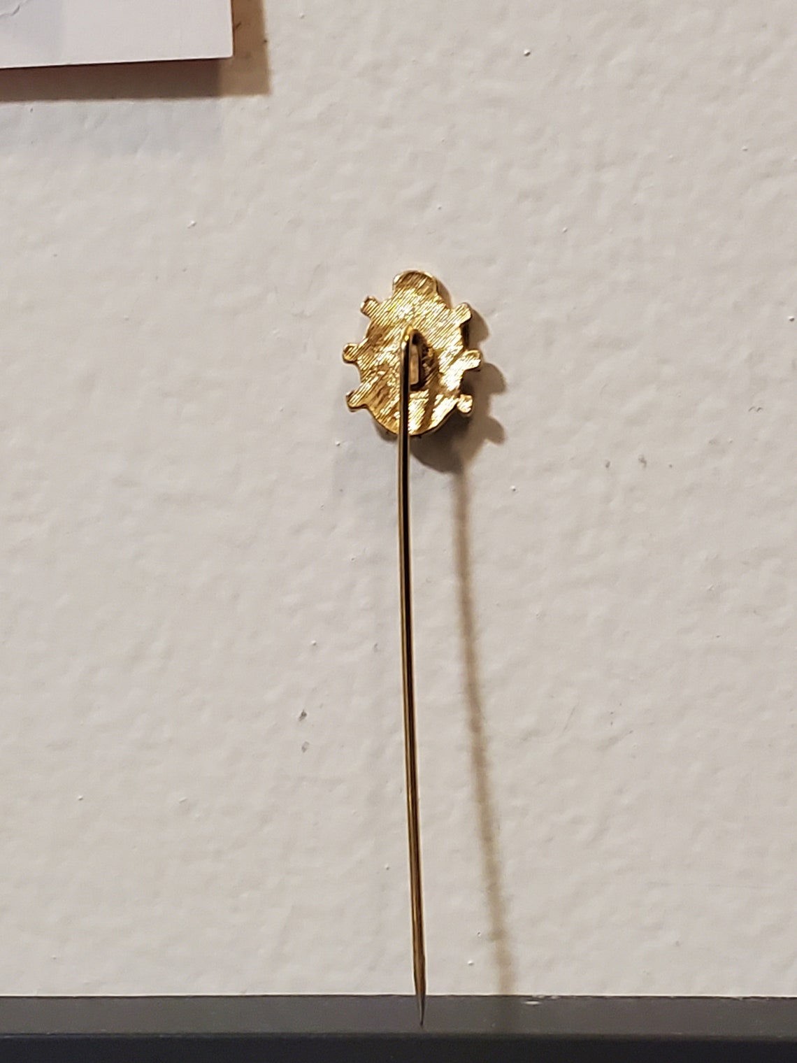 Gold Tone Ladybug Beetle Hat Stick Pin - Etsy