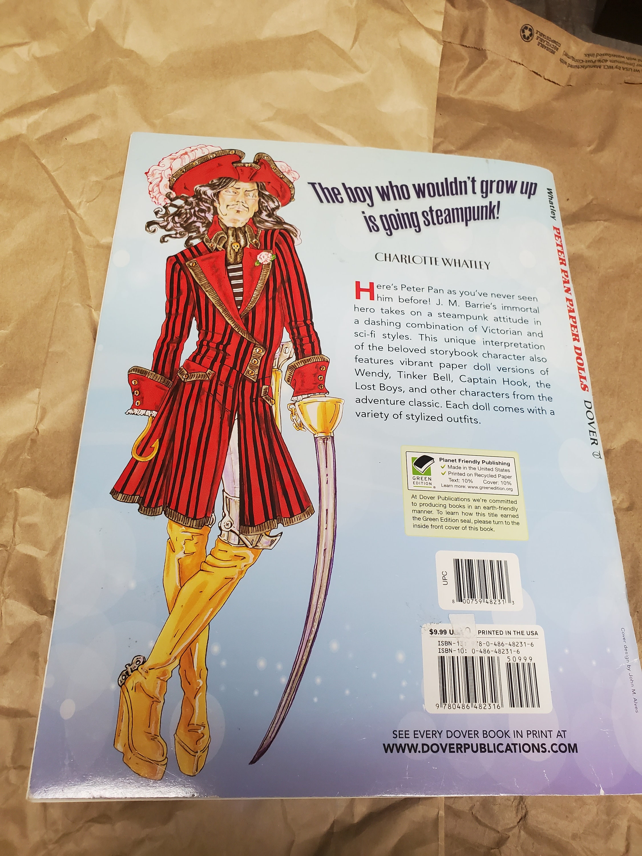 Peter Pan Paper Dolls by Charlotte Whatley - Etsy