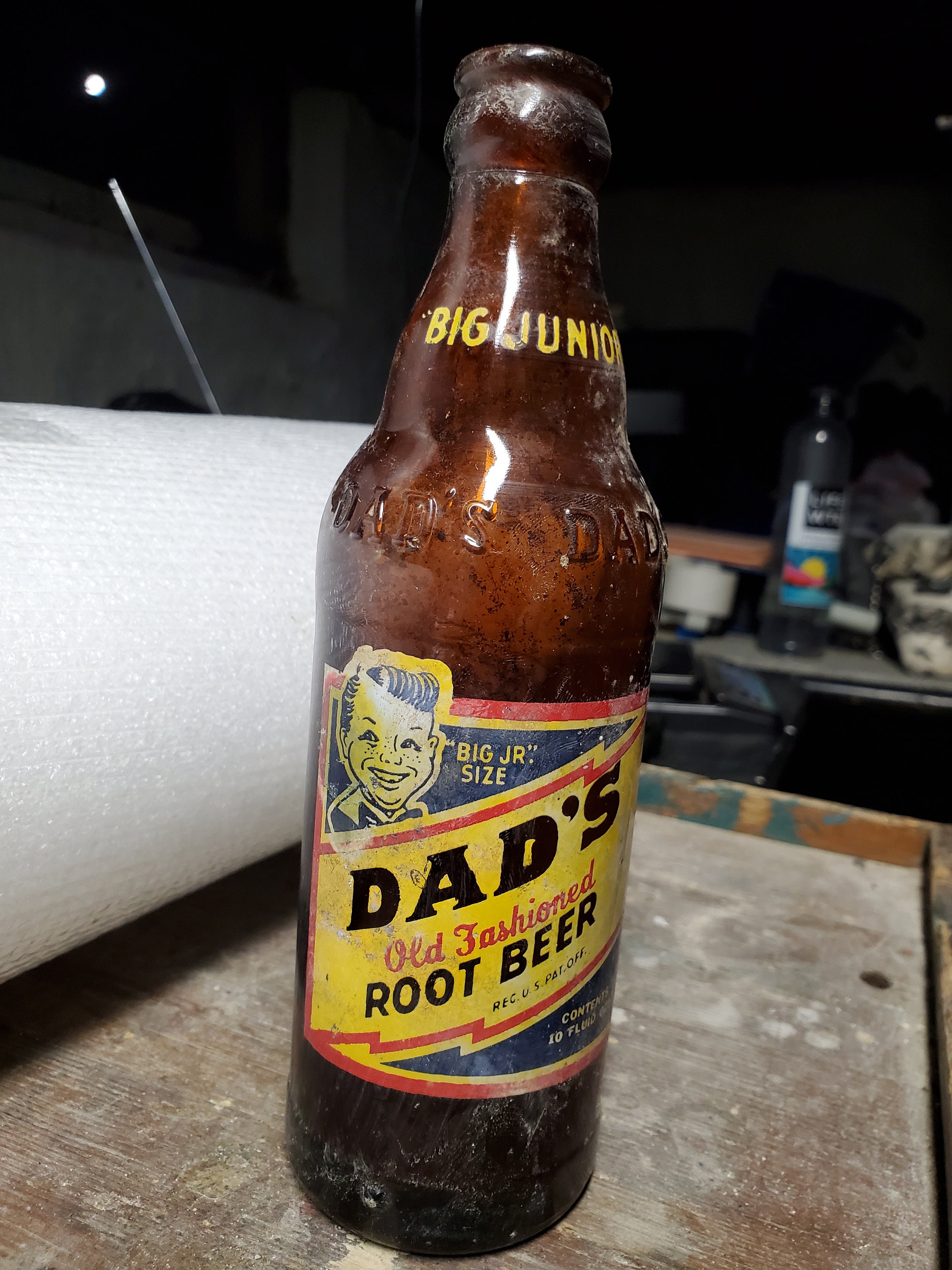 Dad's Root Beer Big Junior Size 3-color ACL Soda Bottle 10 FL Oz - Etsy