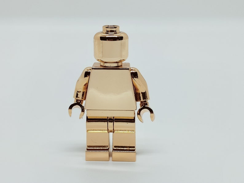 LEGO Chrome Gold Minifigures Monochrome. Chromed LEGO (R) Part - Etsy
