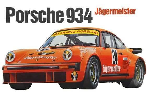 Tamiya Porsche 934 Jagermeister Box Art Work Digital Copy | Etsy