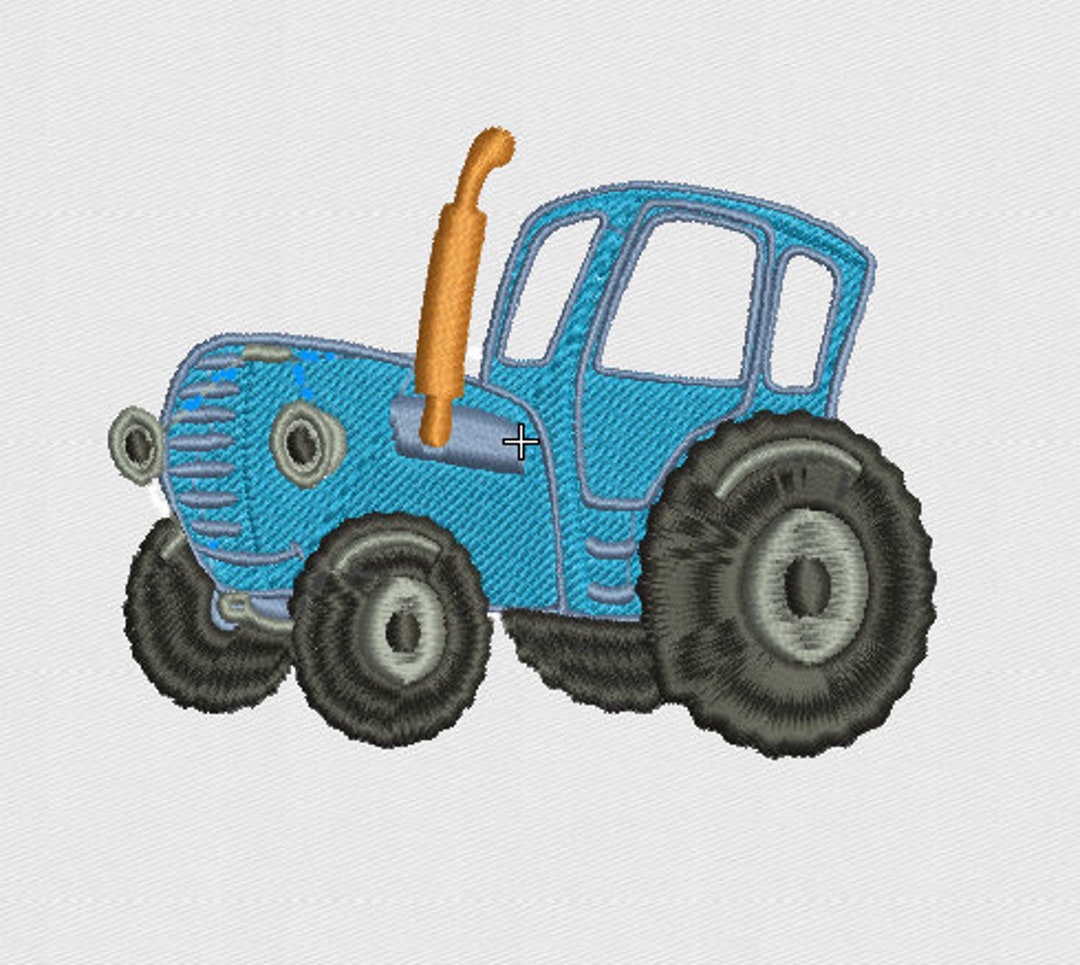 Tractor - Machine Embroidery Design, 5 Sizes, Instant Download - Etsy