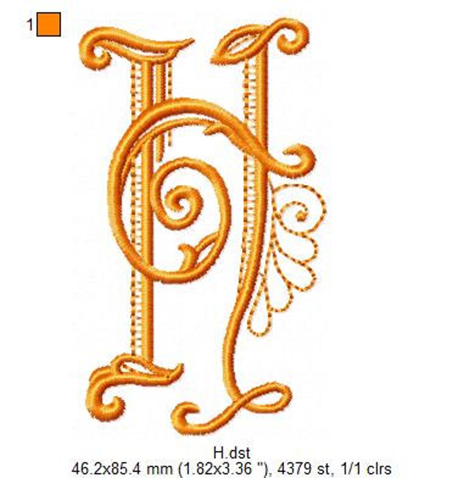 Victorian Alphabet Machine Embroidery Design- Antique Monogram Letter ...