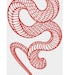 Snake Outline- Machine Embroidery Design, Embroidery Designs, Snake ...