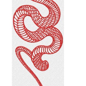 Snake Outline- Machine Embroidery Design, Embroidery Designs, Snake ...