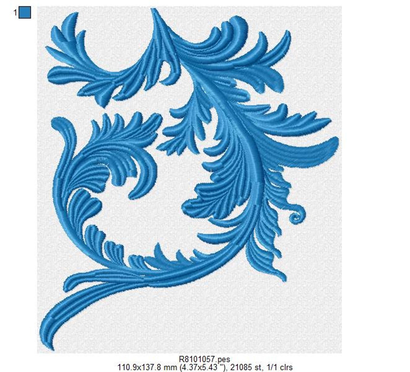 Ornamental Flourish Swirls Embroidery Design - 24 Designs Bundle ...