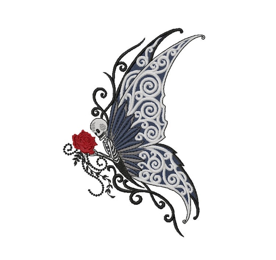 Disegno Teschio Farfalla