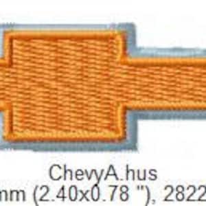 Chevy Emblem - Machine Embroidery Design, Embroidery Designs, Machine ...