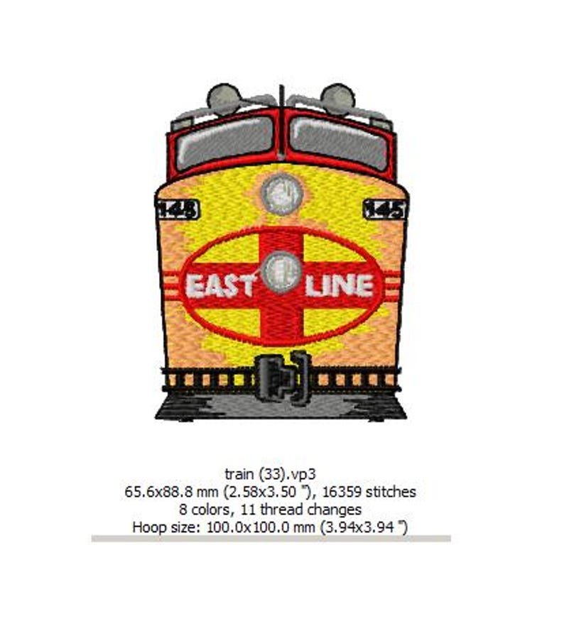 Trains- Machine Embroidery Design- 50 Designs Bundle- Retro and Modern ...