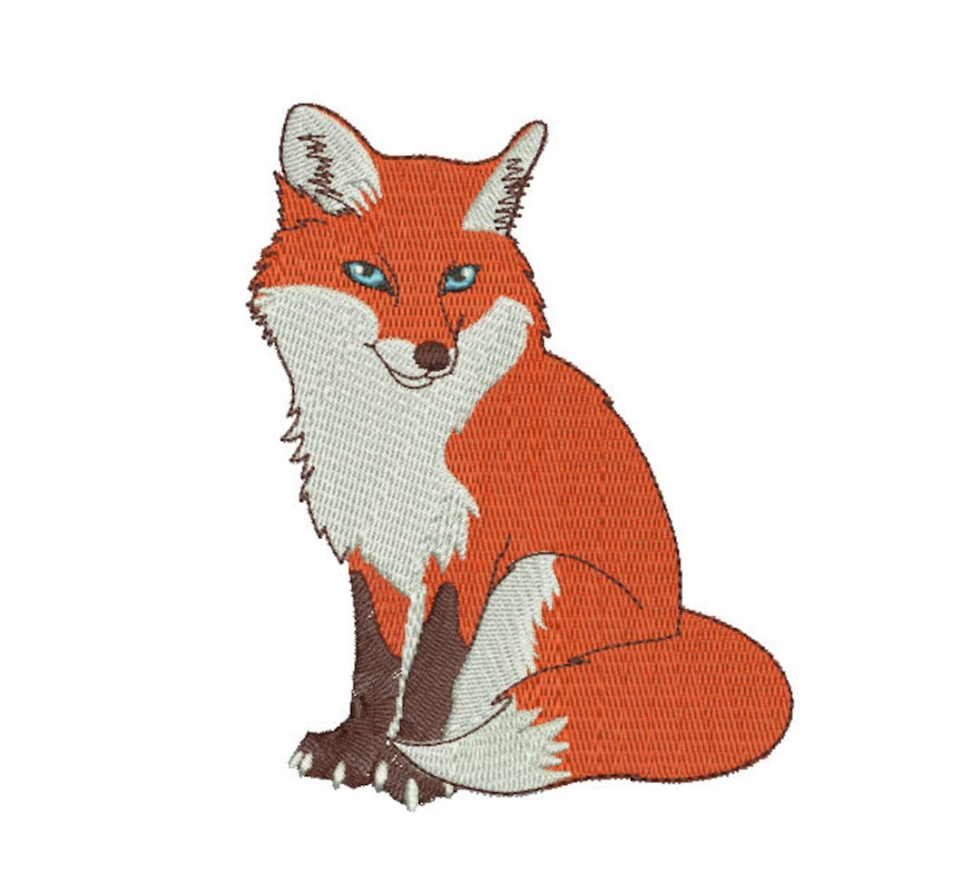 Red Fox- Machine Embroidery Design- Wild Life- Embroidery Designs , 5 ...