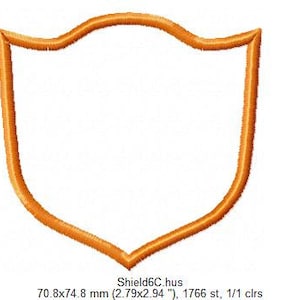 Shield Heraldic Frame, Machine Embroidery Design, 7 Designs Bundle ...