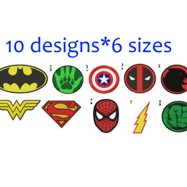 Super Hero Applique - Etsy